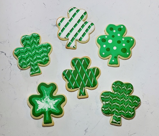Easy Shamrock Sugar Cookies for St. Patrick's Day